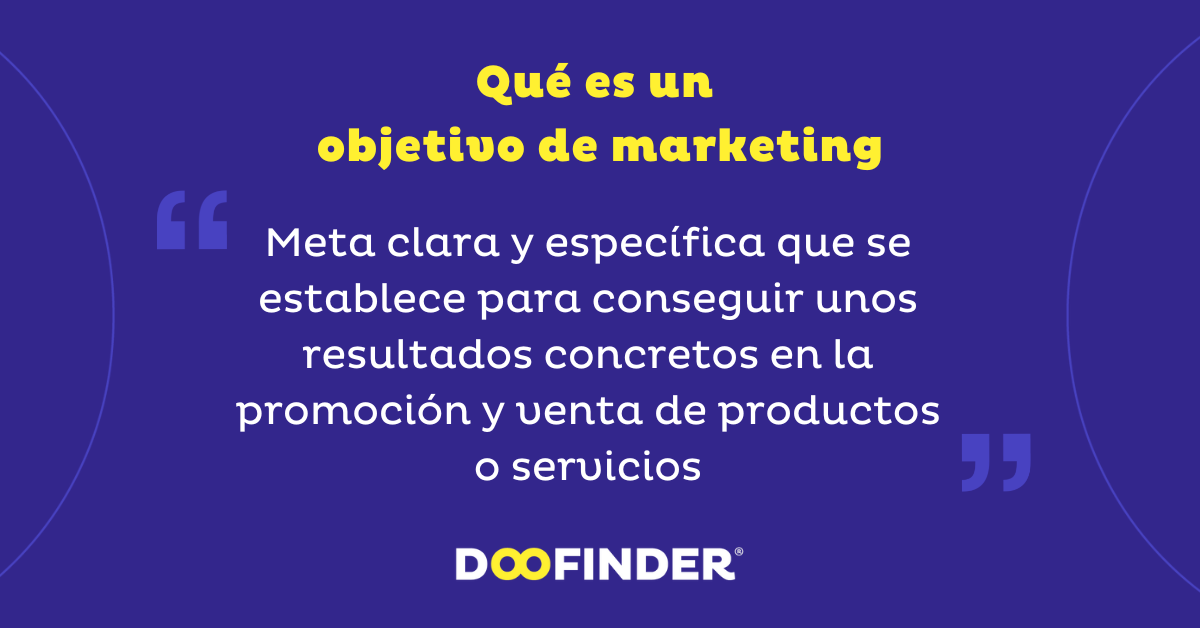 Objetivos de marketing con 11 ejemplos