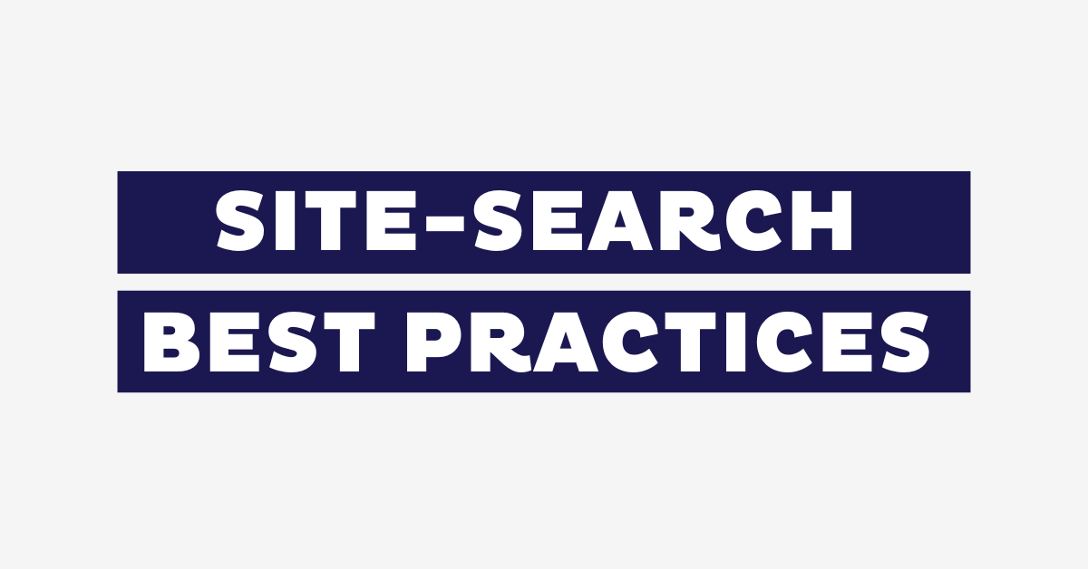 Site-Search: 11 Best Practices für mehr Umsatz im Onlineshop