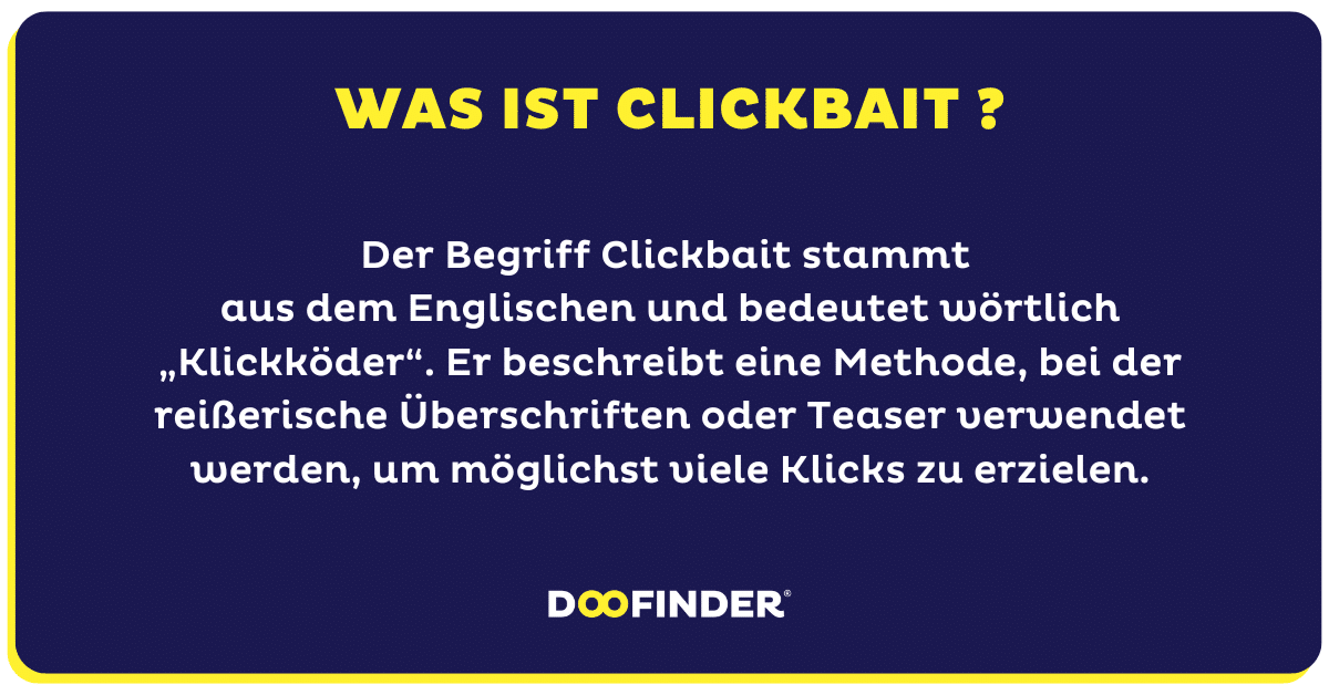 Warum sprechen alle über Clickbait? Wichtige Infos & Details