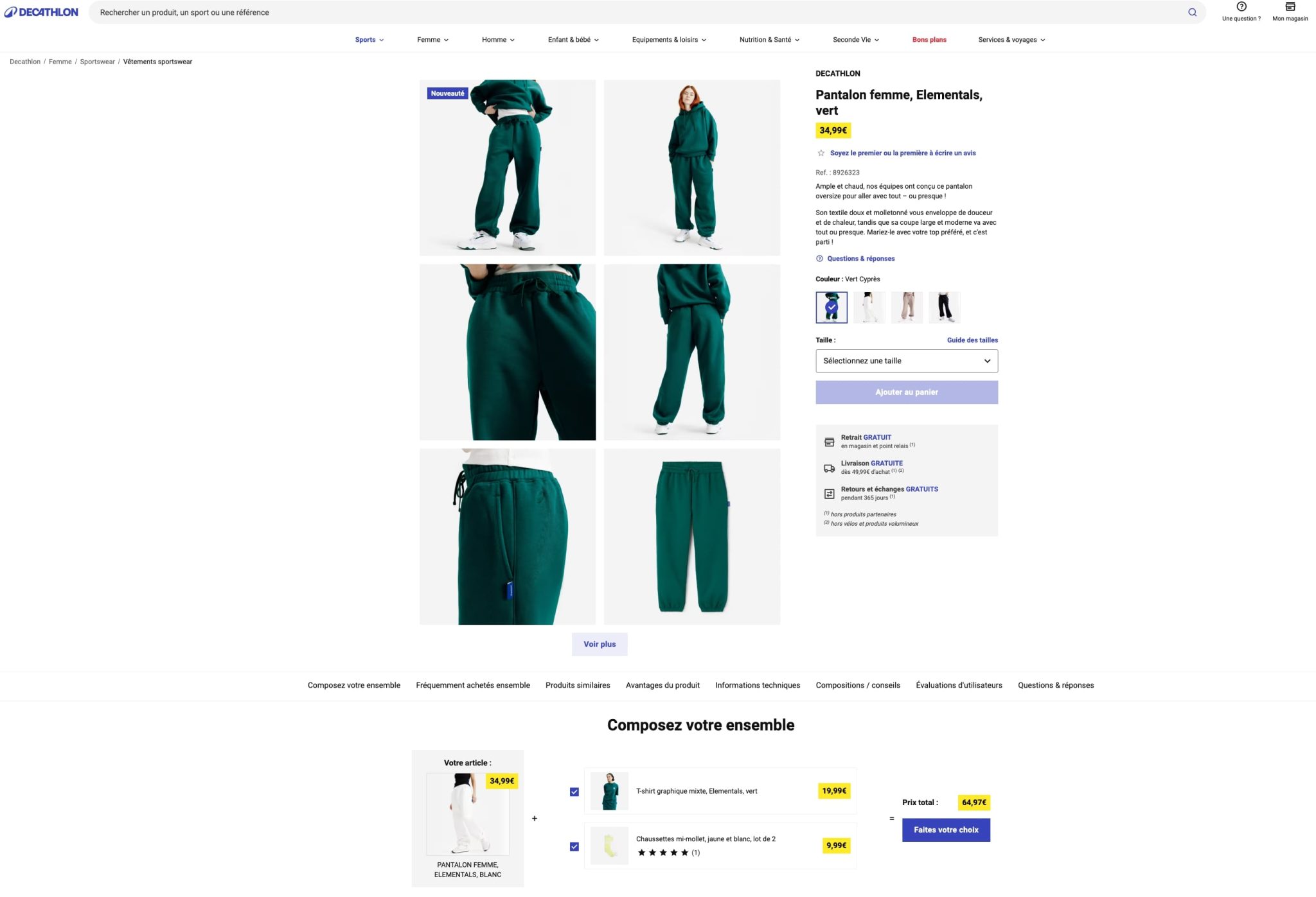 Exemple fiche produit eCommerce | Doofinder